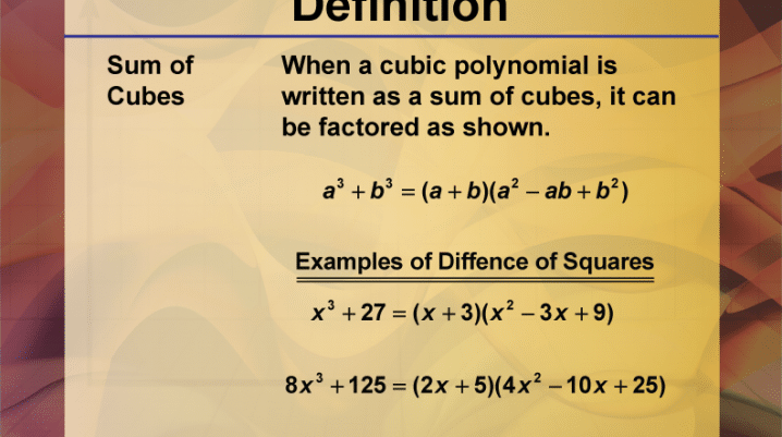 Sum Of Cubes Natural Numbers Formulas Examples And More